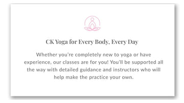 CK Yoga – CK DanceWorks, Inc.